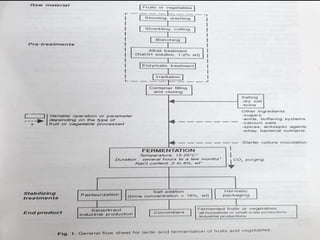Fermentation of vegetables and meat products | PPTX
