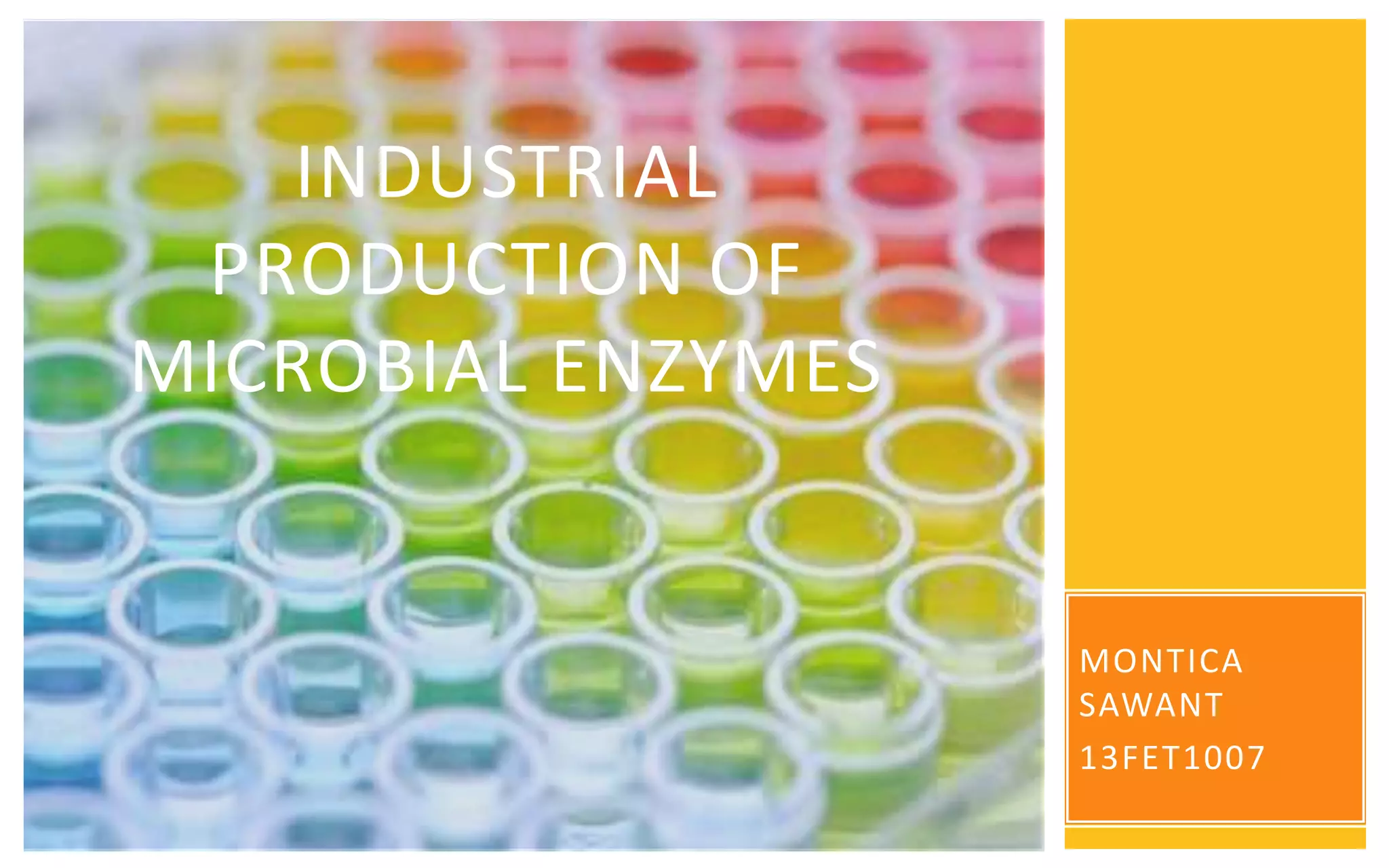 Production of Enzymes | PPTX