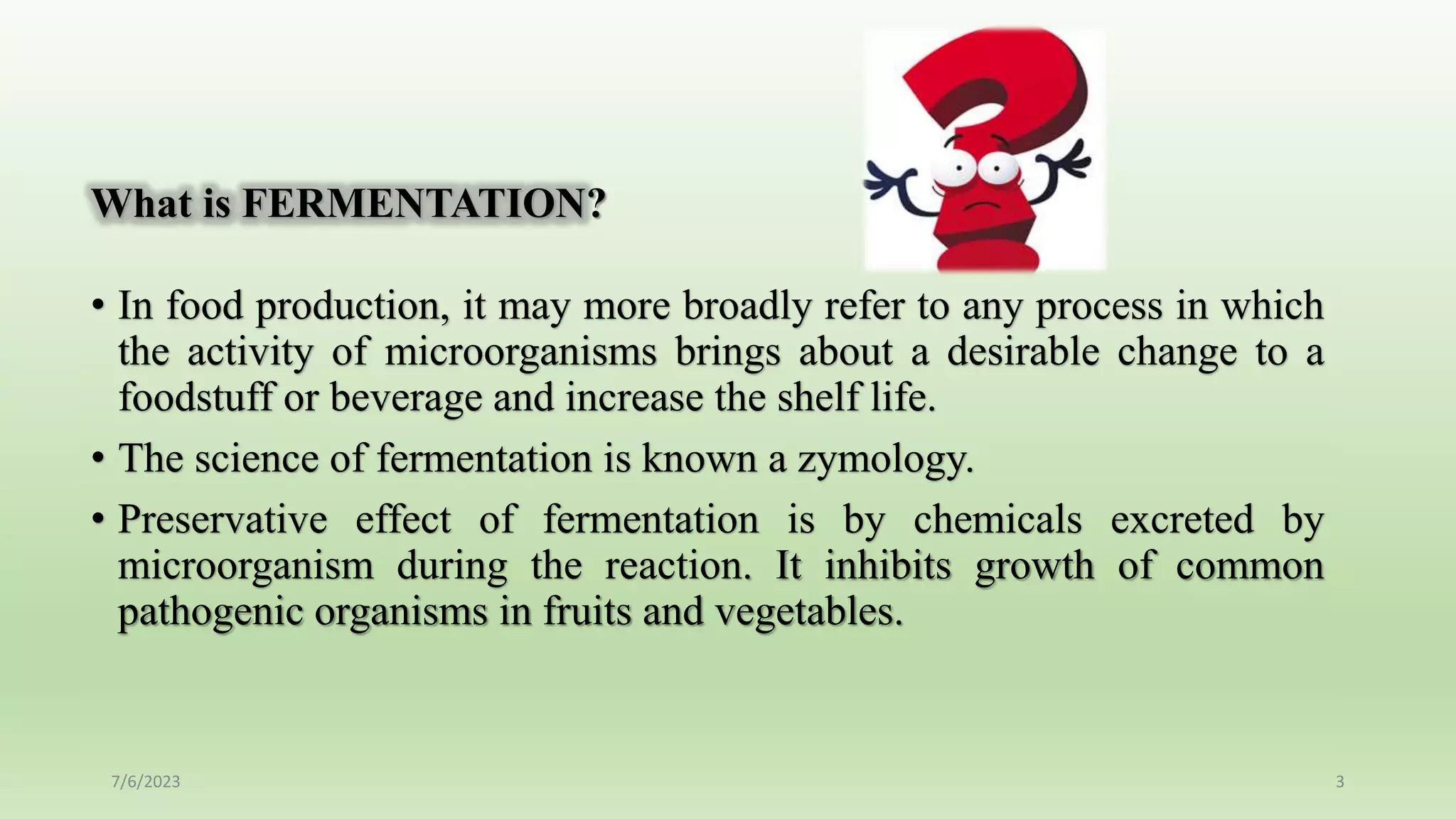 Fermentation | PPTX