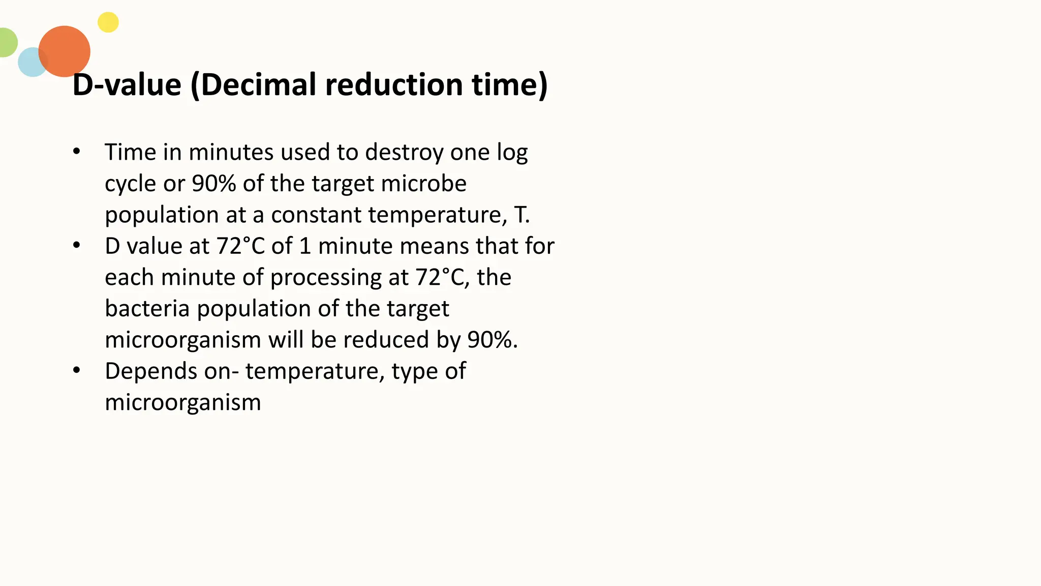 Sterilization and thermal death kinetics | PPTX