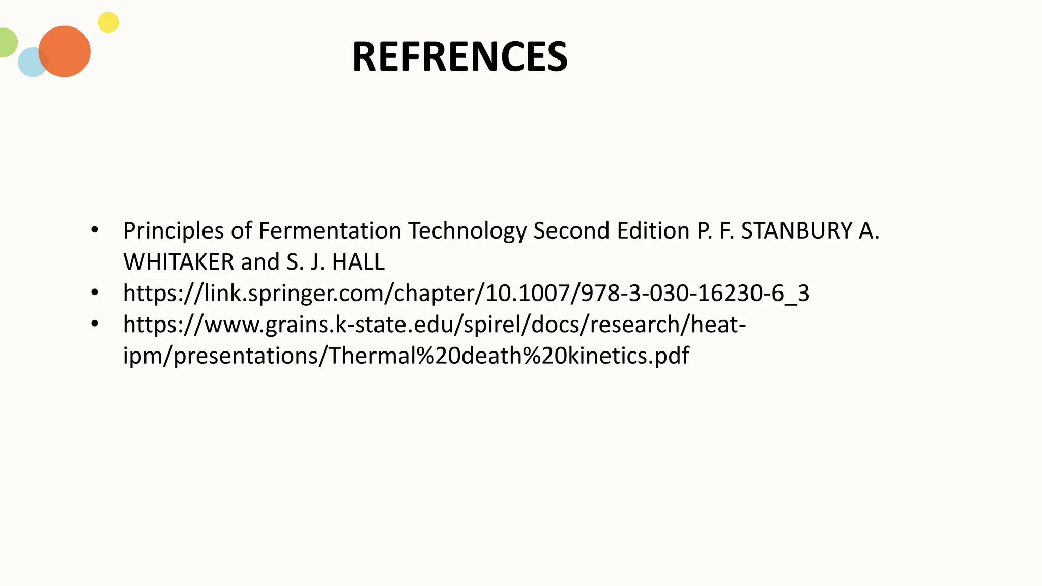 Sterilization and thermal death kinetics | PPTX