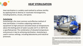 Sterilization and thermal death kinetics | PPTX