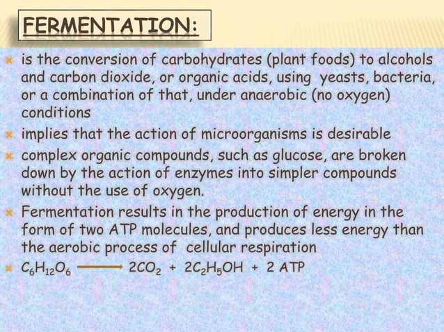 Aerobic and Anaerobic Fermentation | PPTX