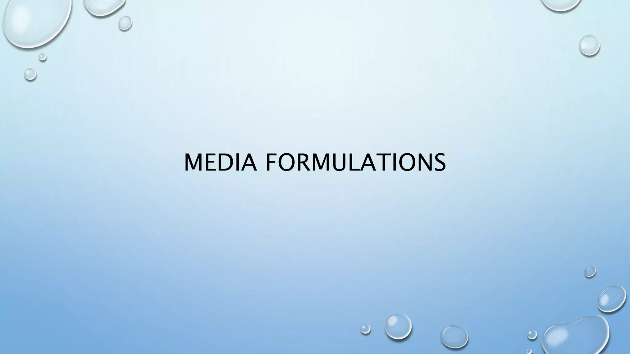 Fermentation process - a typical Fermenter, Media formulation | PPTX