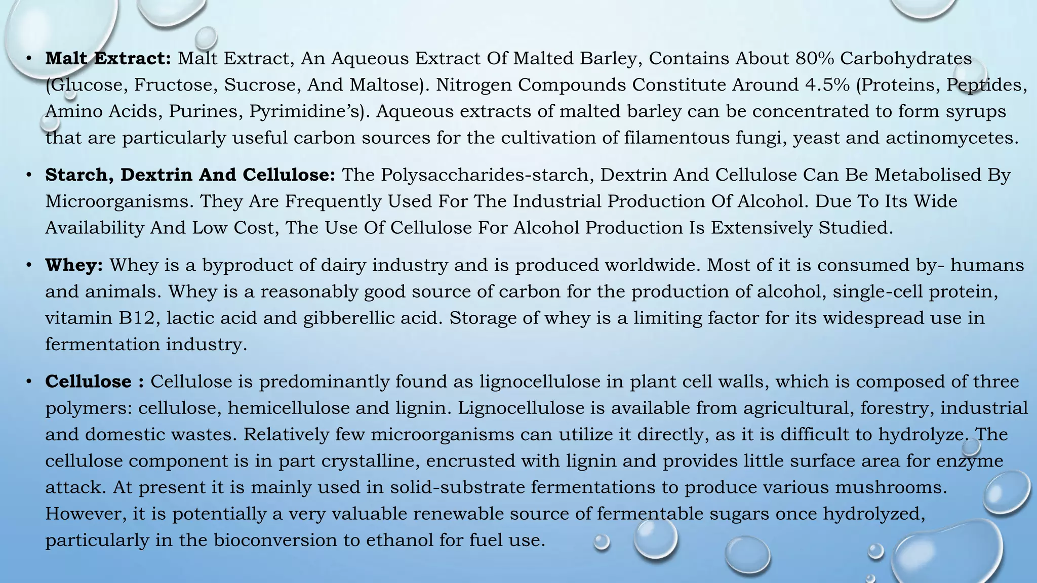 Fermentation process - a typical Fermenter, Media formulation | PPTX