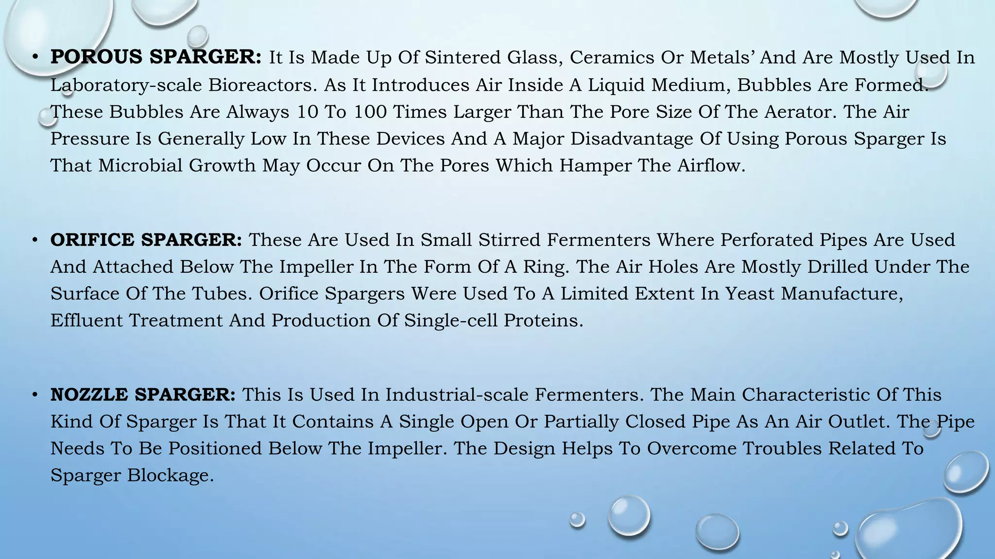 Fermentation process - a typical Fermenter, Media formulation | PPTX