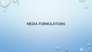 Fermentation process - a typical Fermenter, Media formulation | PPTX