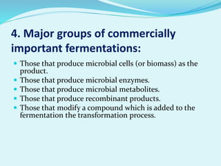Fermentation process and products | PPTX