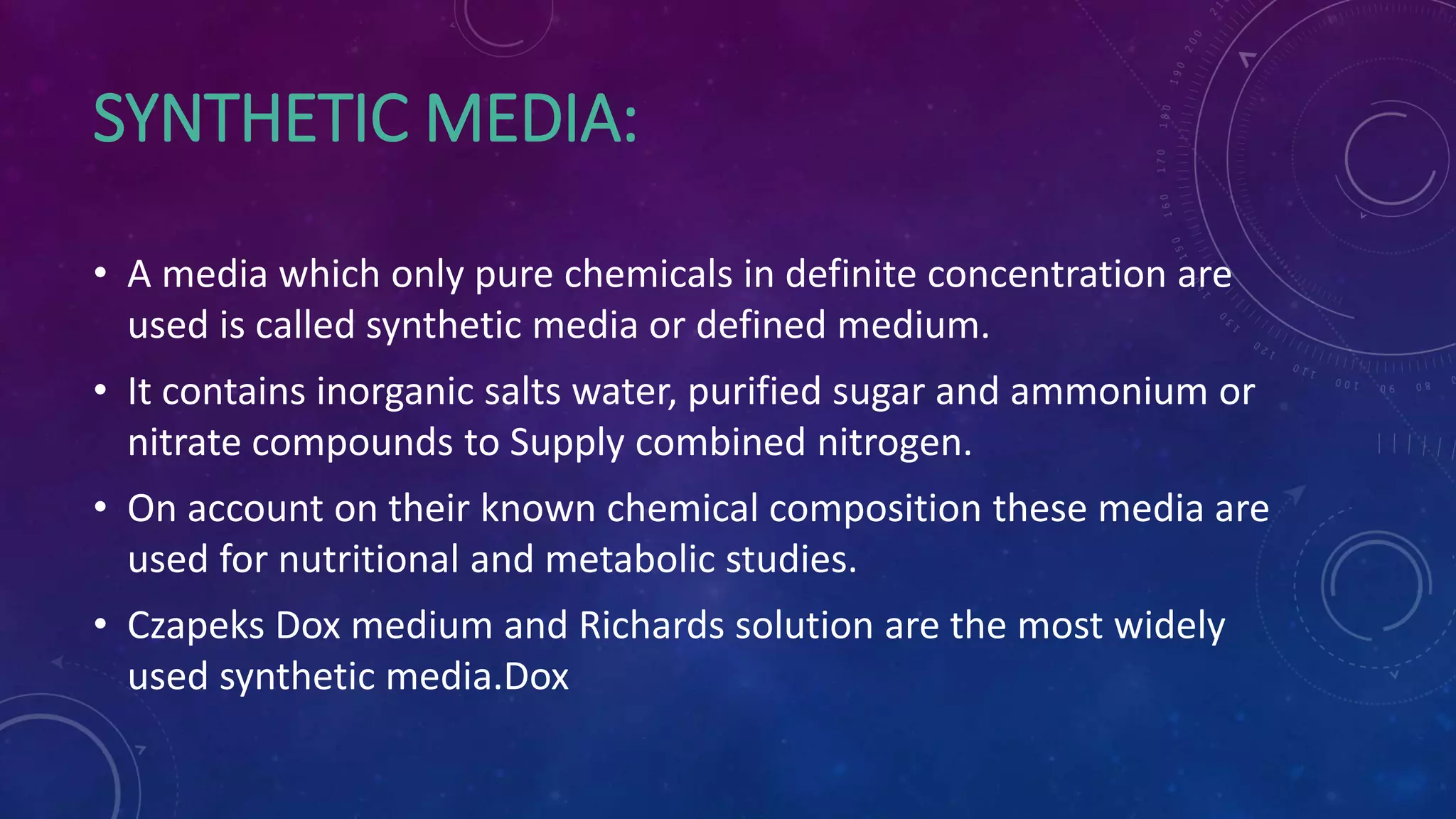 Fermentation media & raw materials used in industrial fermentation. | PPTX
