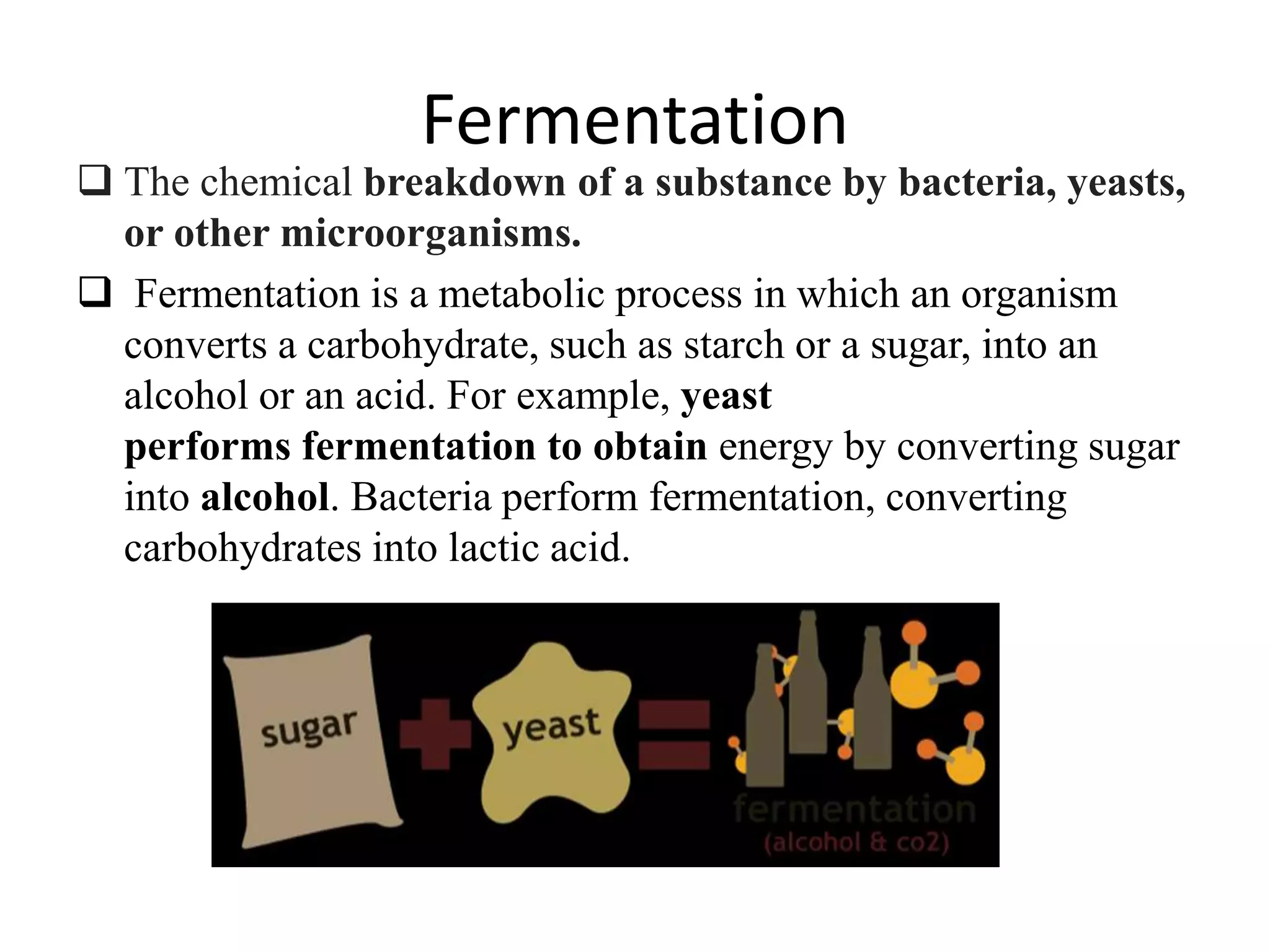 Fermentation slides | PPT