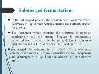 Fermentation technology | PPTX