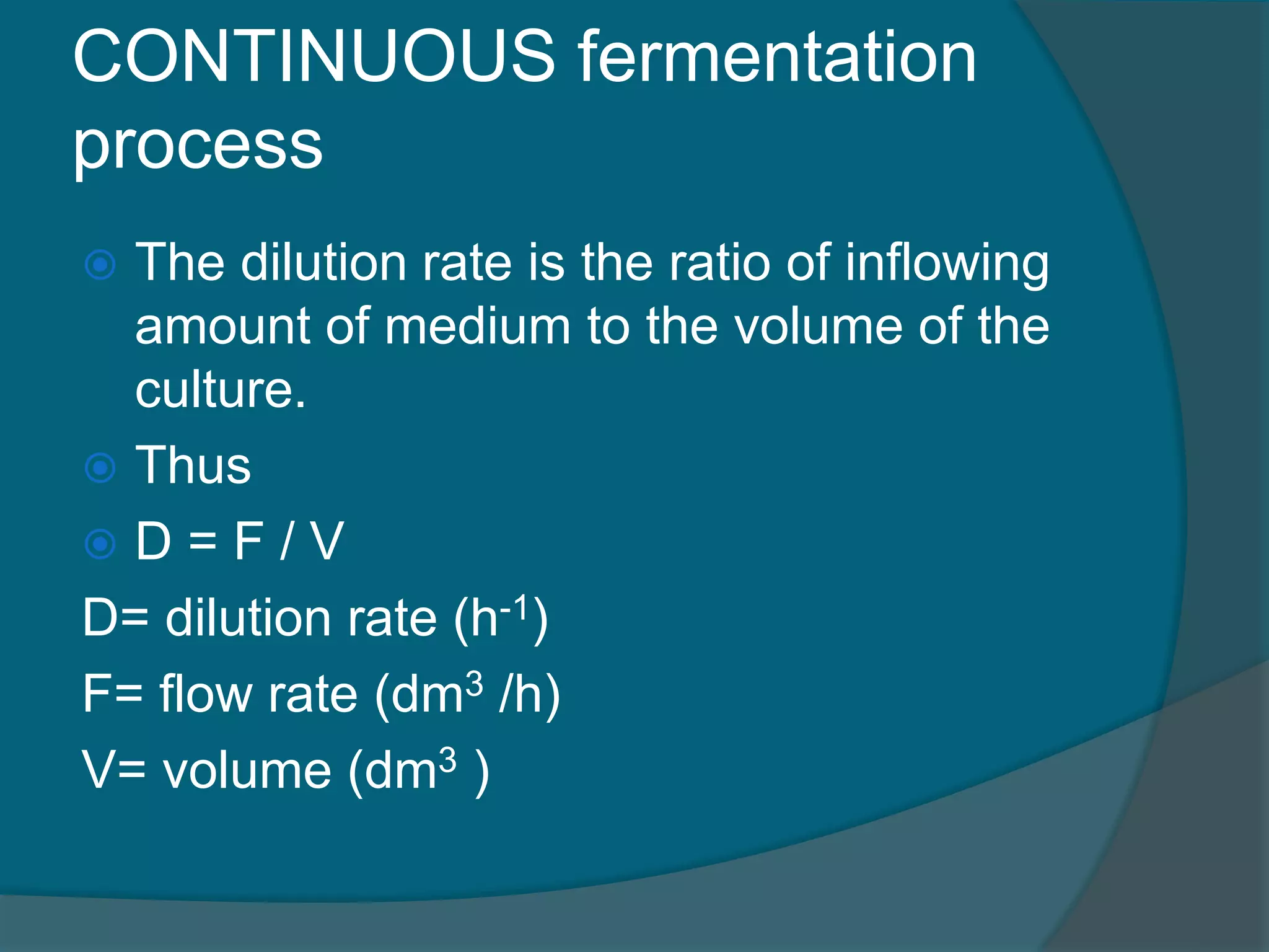 Fermentation technology | PPTX