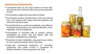 Fermentation technology and its application .pptx