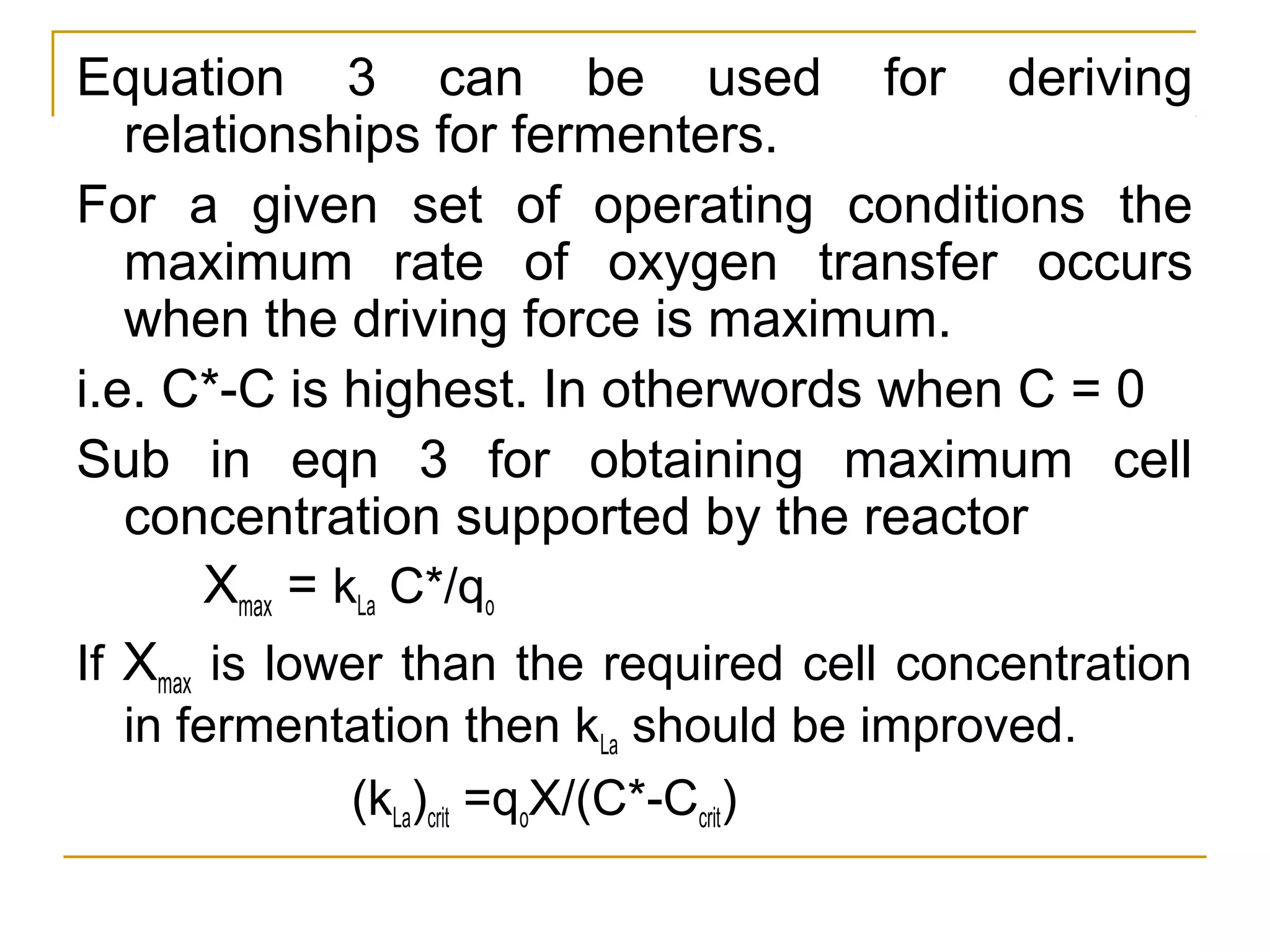Fermentation Technology - Oxygen transfer, Antifoam Agents, Agitation ...