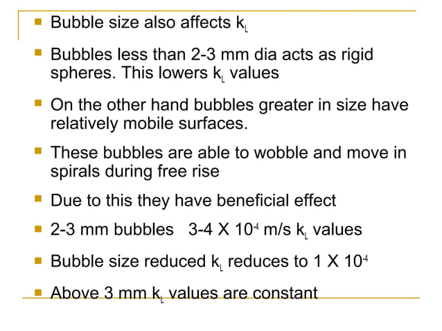 Fermentation Technology - Oxygen transfer, Antifoam Agents, Agitation ...