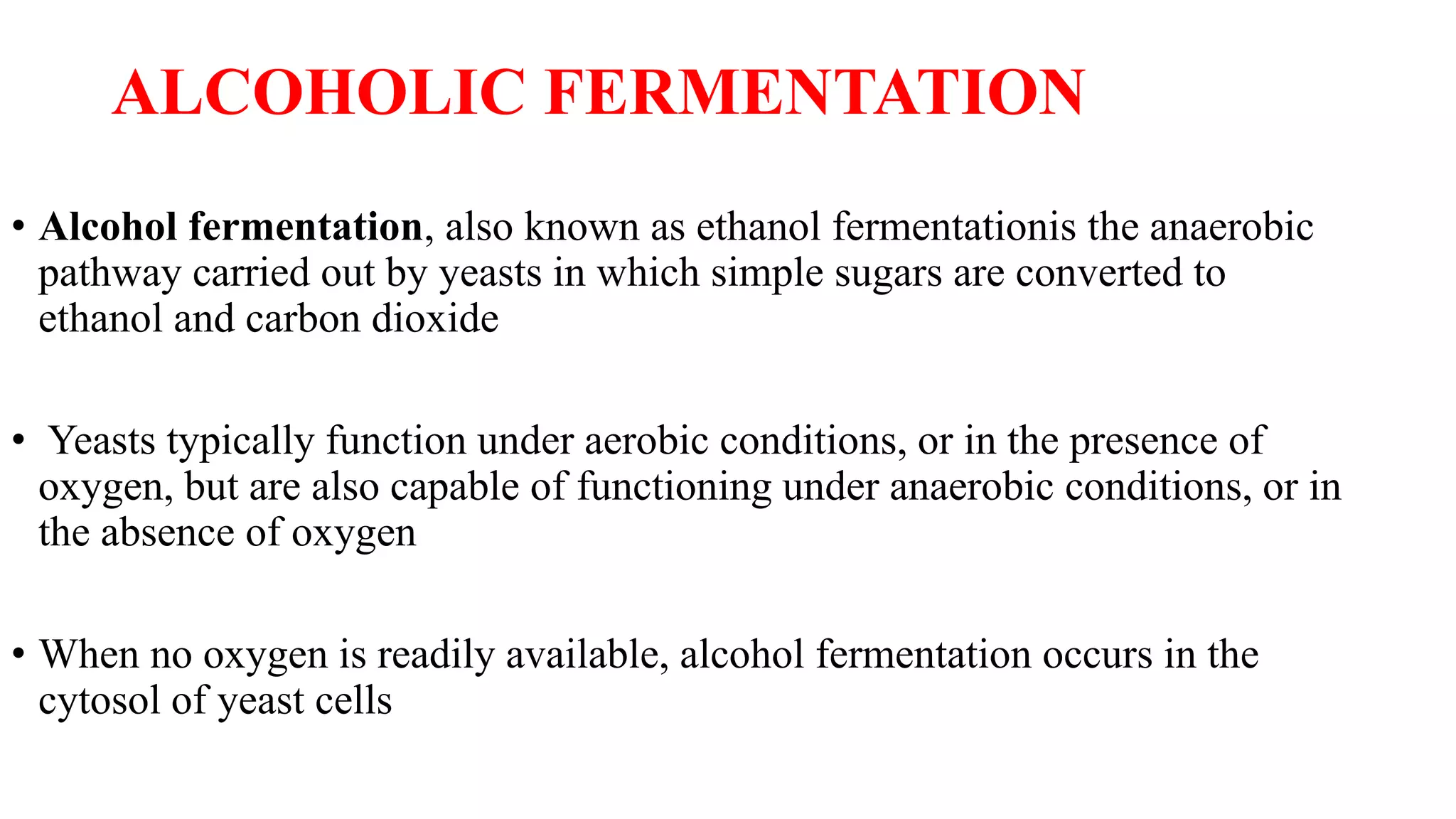 FERMENTATIVE PRODUCTION OF BEER,WINE AND OTHER DISTILLED BEVARAGES | PPTX