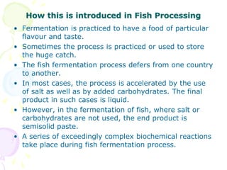 Fermented fishery products | PPTX