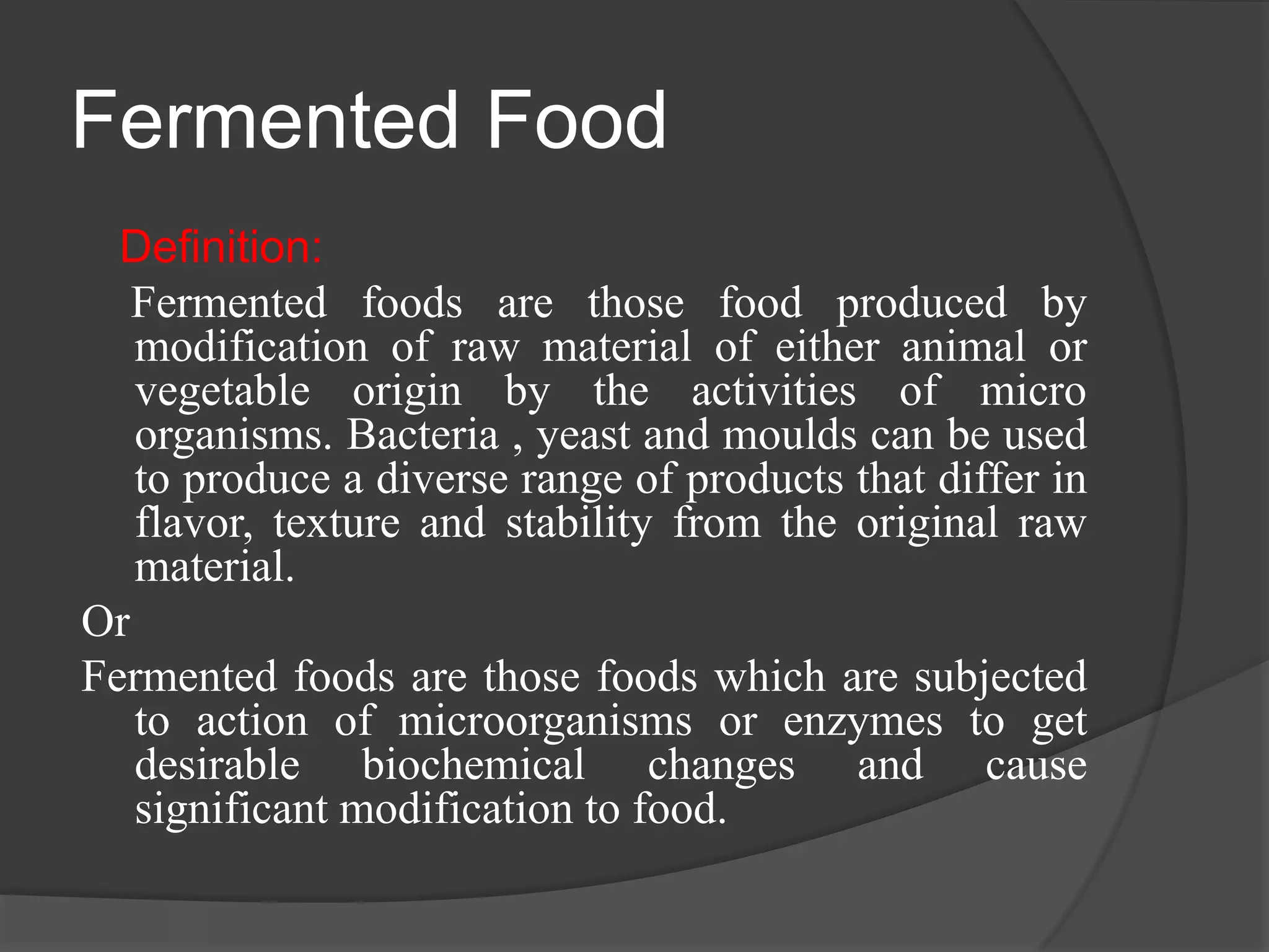 Fermented food | PPTX