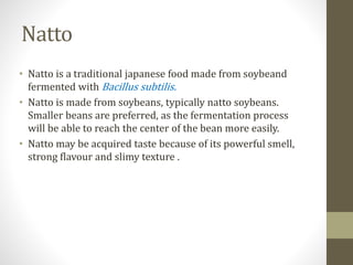 Fermented food products | PPTX