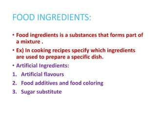 Fermented foods and beverages, food ingredients and food additives | PPT