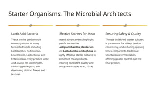 Fermented Foods: Starter Organisms, Functional food, Probiotics ...