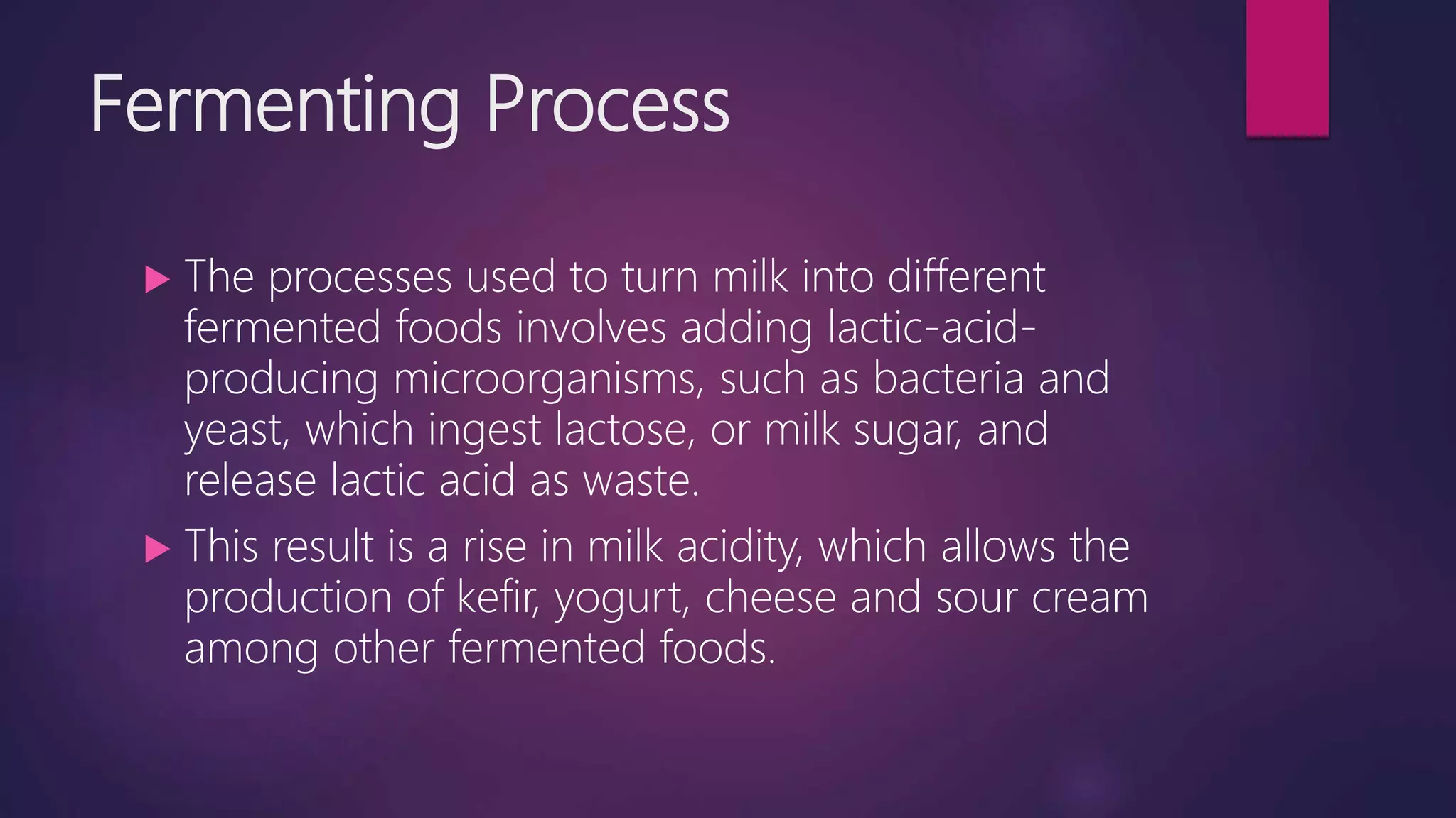 Fermented milk products | PPTX