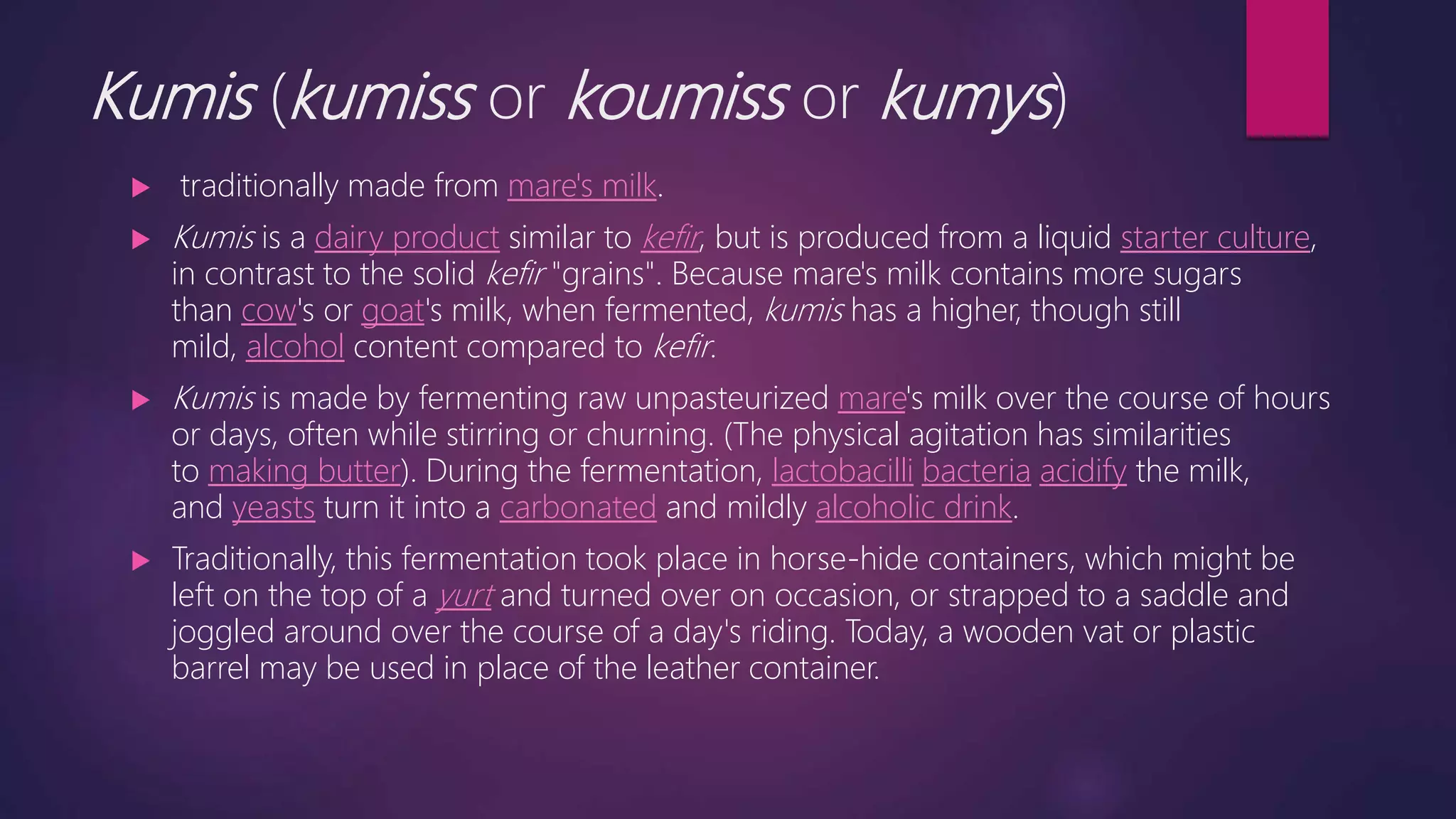 Fermented milk products | PPTX