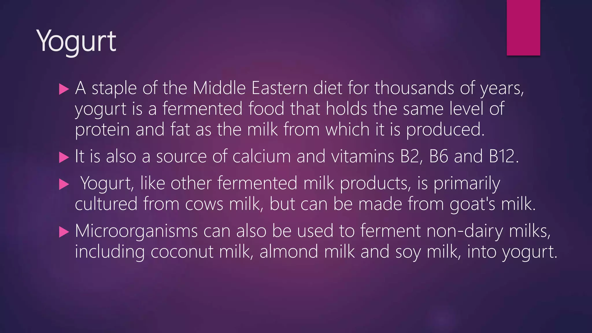 Fermented milk products | PPTX