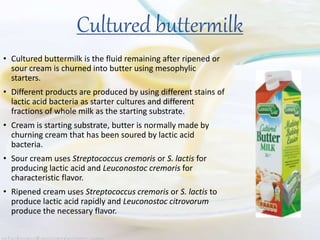 Fermented milk products | PPTX