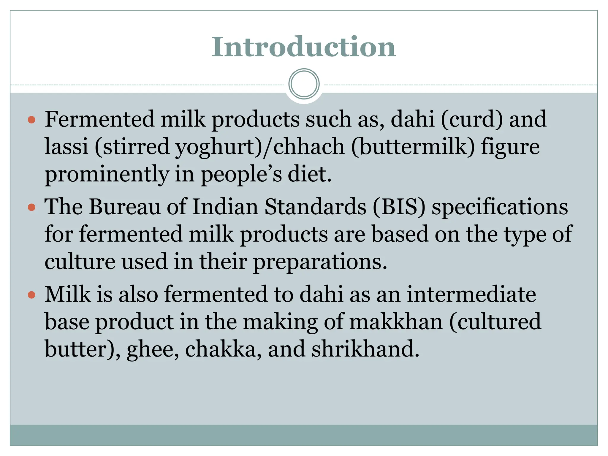 Fermented Milk Products - different products | PPTX