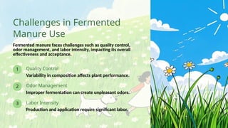 Fermented Organic Manure and its importance for soil health.pptx