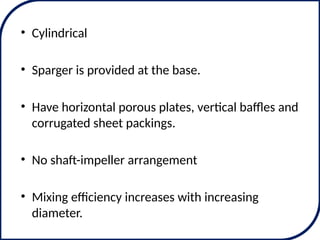 Fermentor Design: Components & Types of Fermentor | PPTX