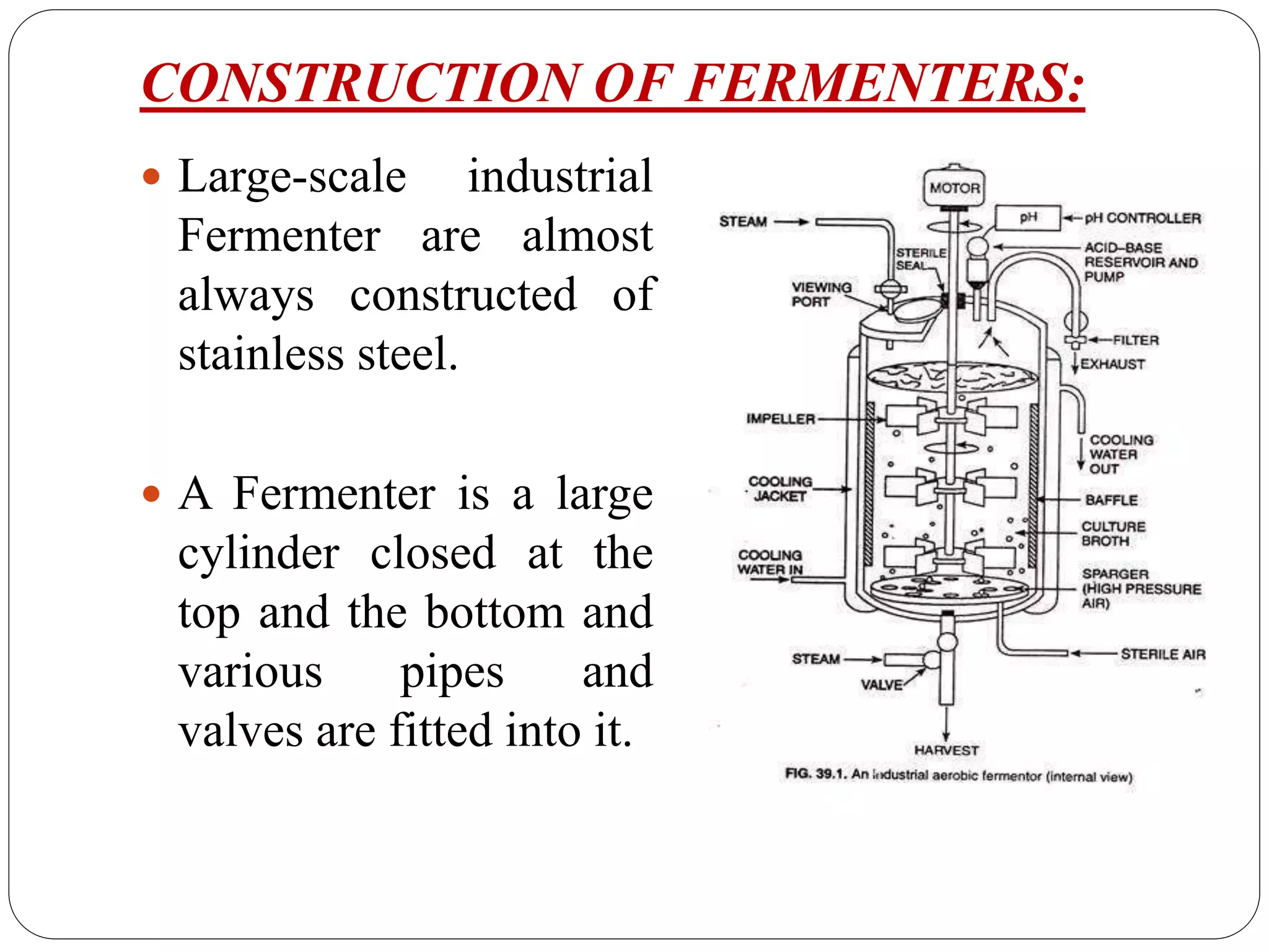 Fermenters and its types | PPTX