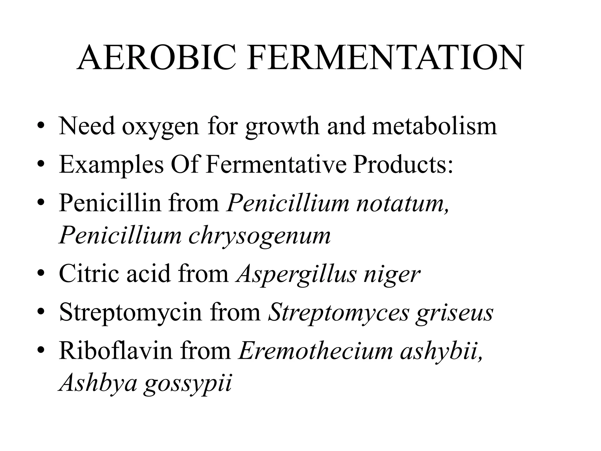 Fermention processs in pharmaceutical industry | PDF