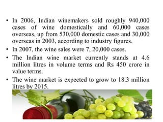 Fermentation status of India | PPTX | Alcoholic Beverages | Food & Drink