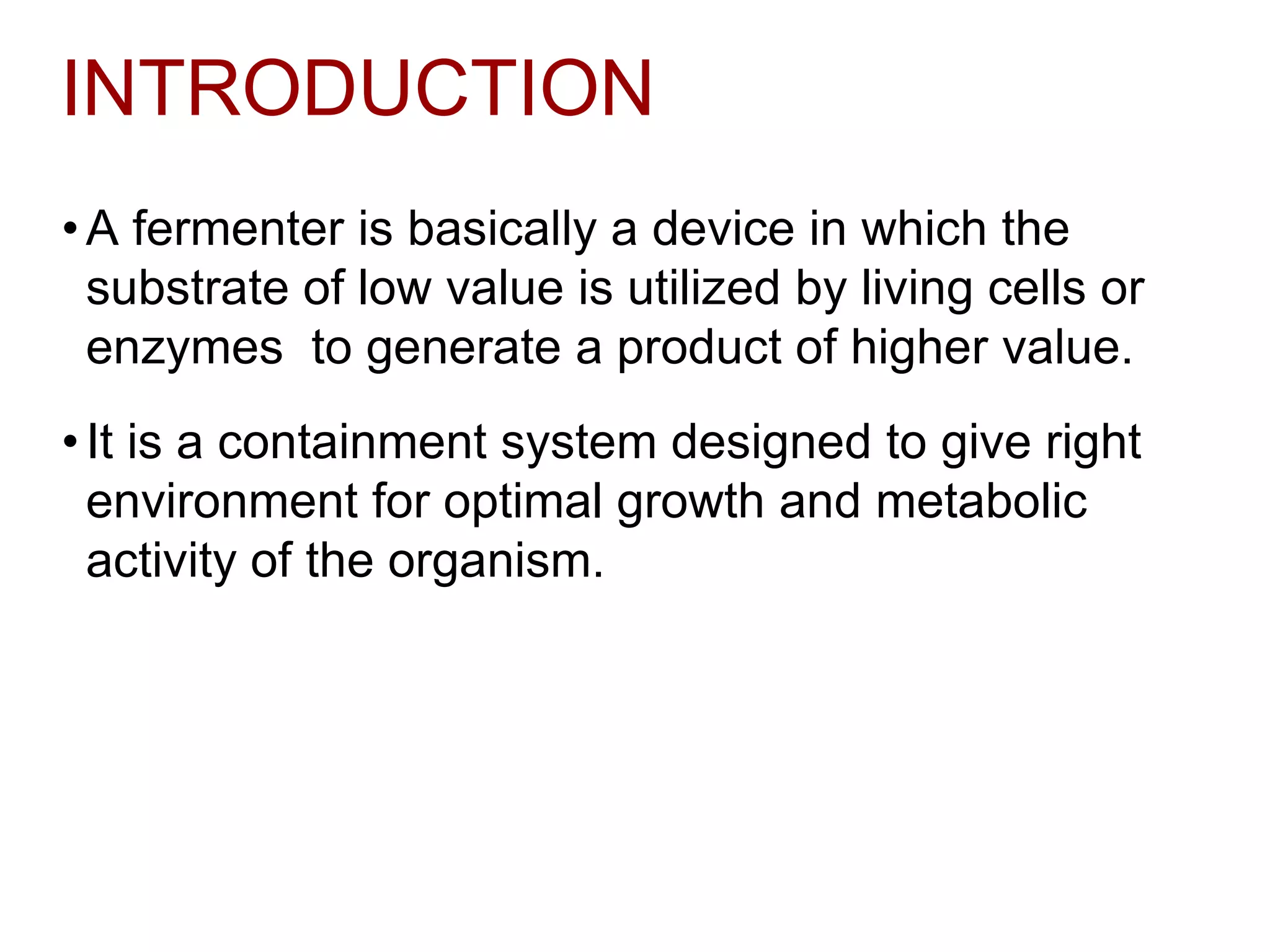 Fermentor | PPTX