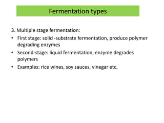 Fermentation types for Food Products | PPT