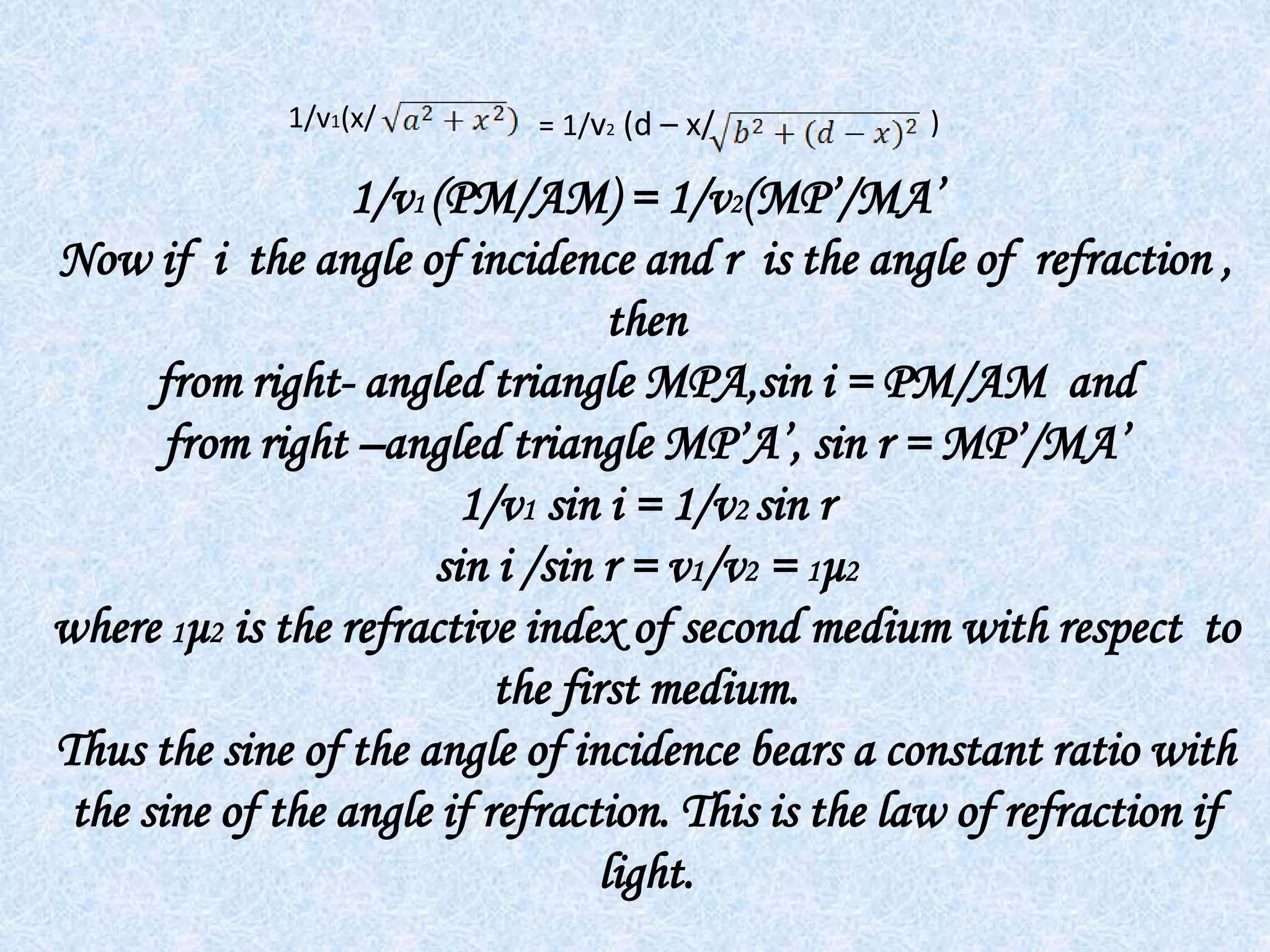 Fermet's principle | PPTX