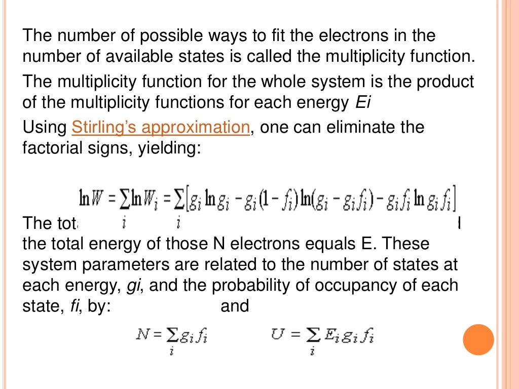 Fermi dirac basic part 1