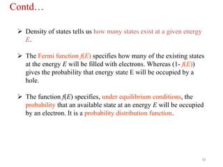 Fermi dirac distribution | PPTX