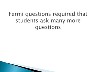 Fermi Math | PPT