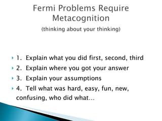 Fermi Math | PPT