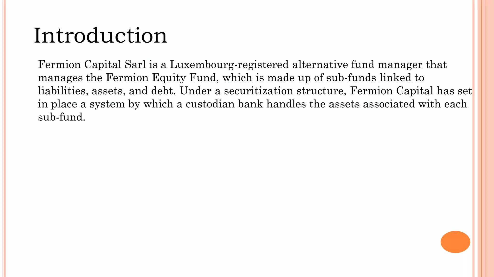 How the Custodian Bank Operates with Regards to Sub-Fund Assets | PPTX