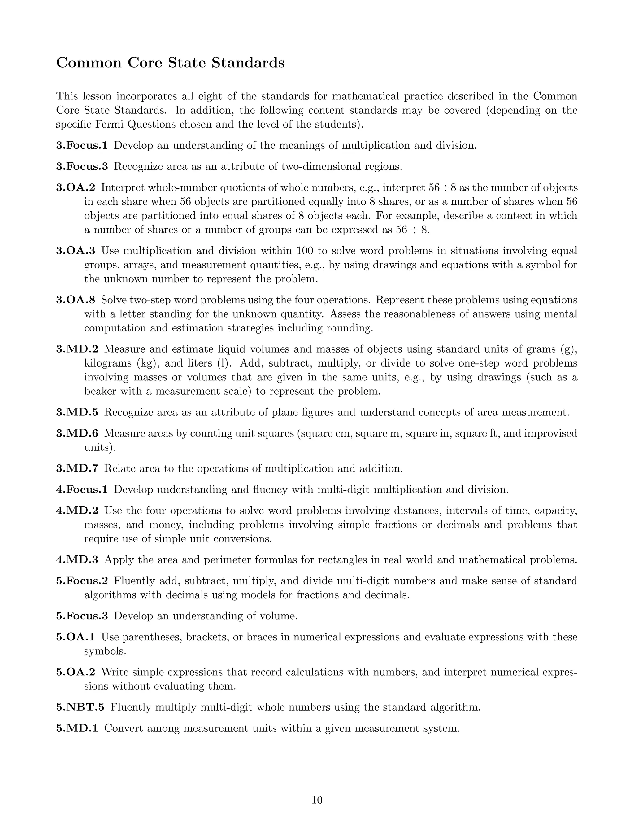 Fermi questions handouts_and_lesson_plan | PDF