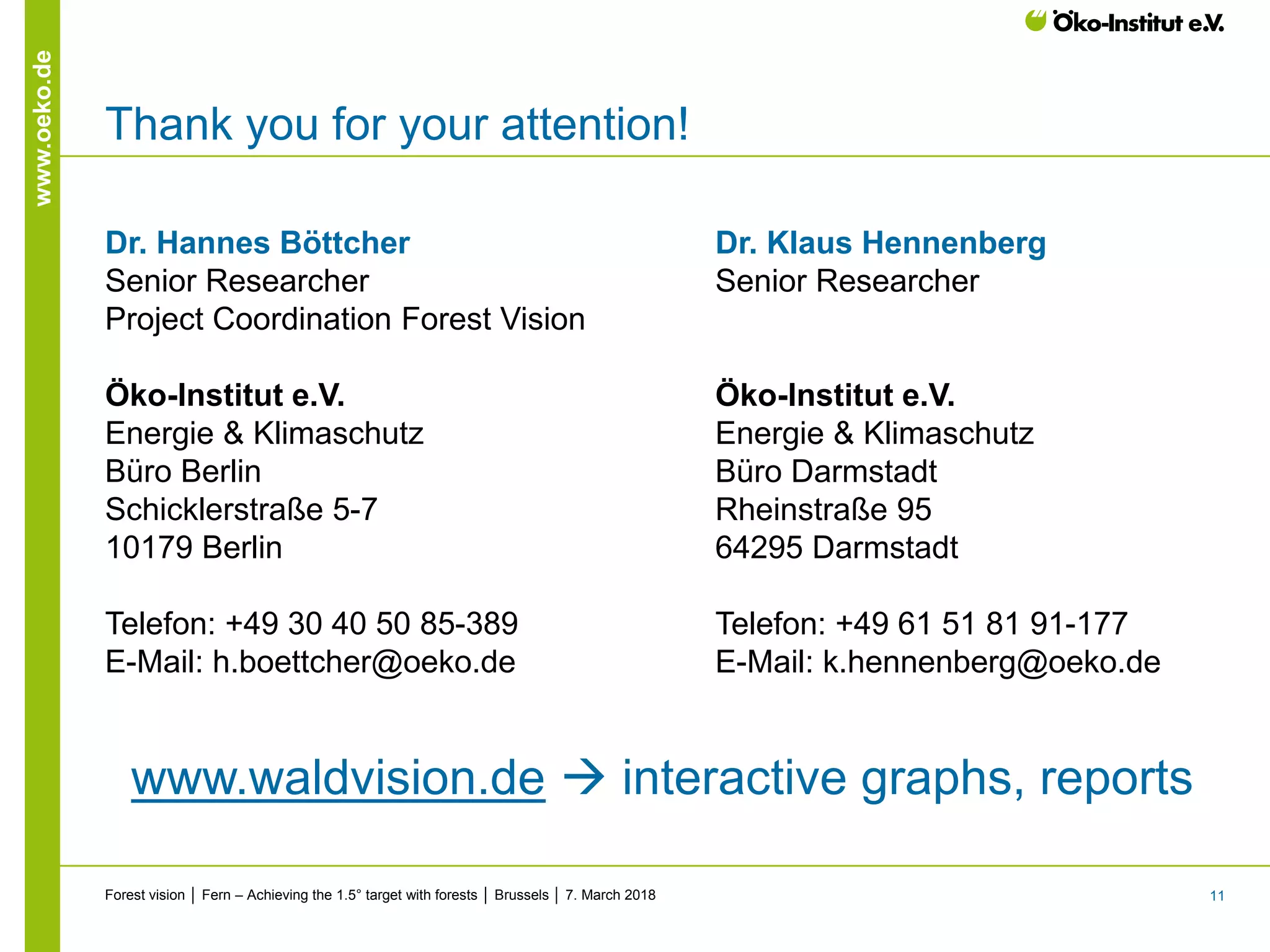 Forest Vision Germany | PPT