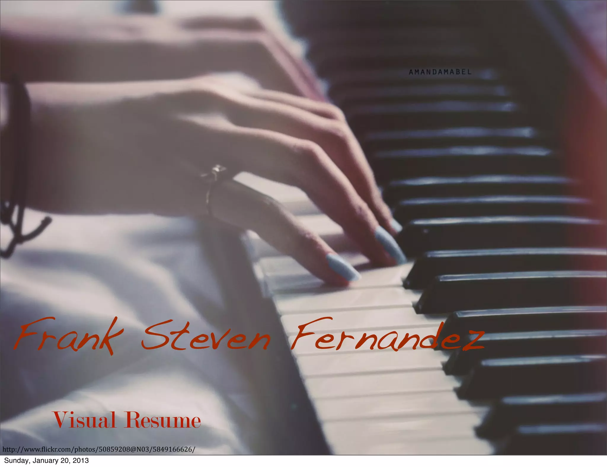 Fernandez frank visual_resumestoryboard | PPT
