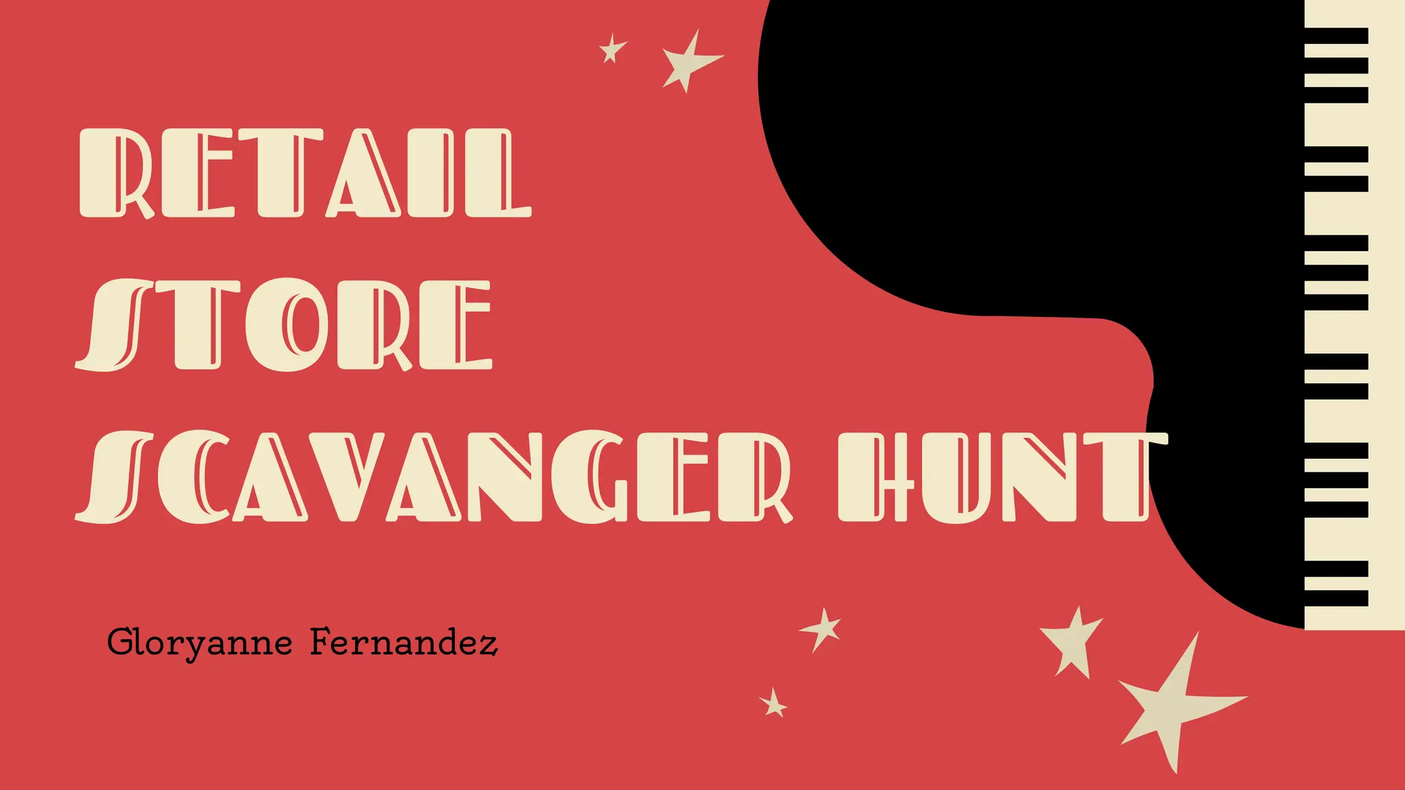 Retail Store Scavenger Hunt Record Info | PPT