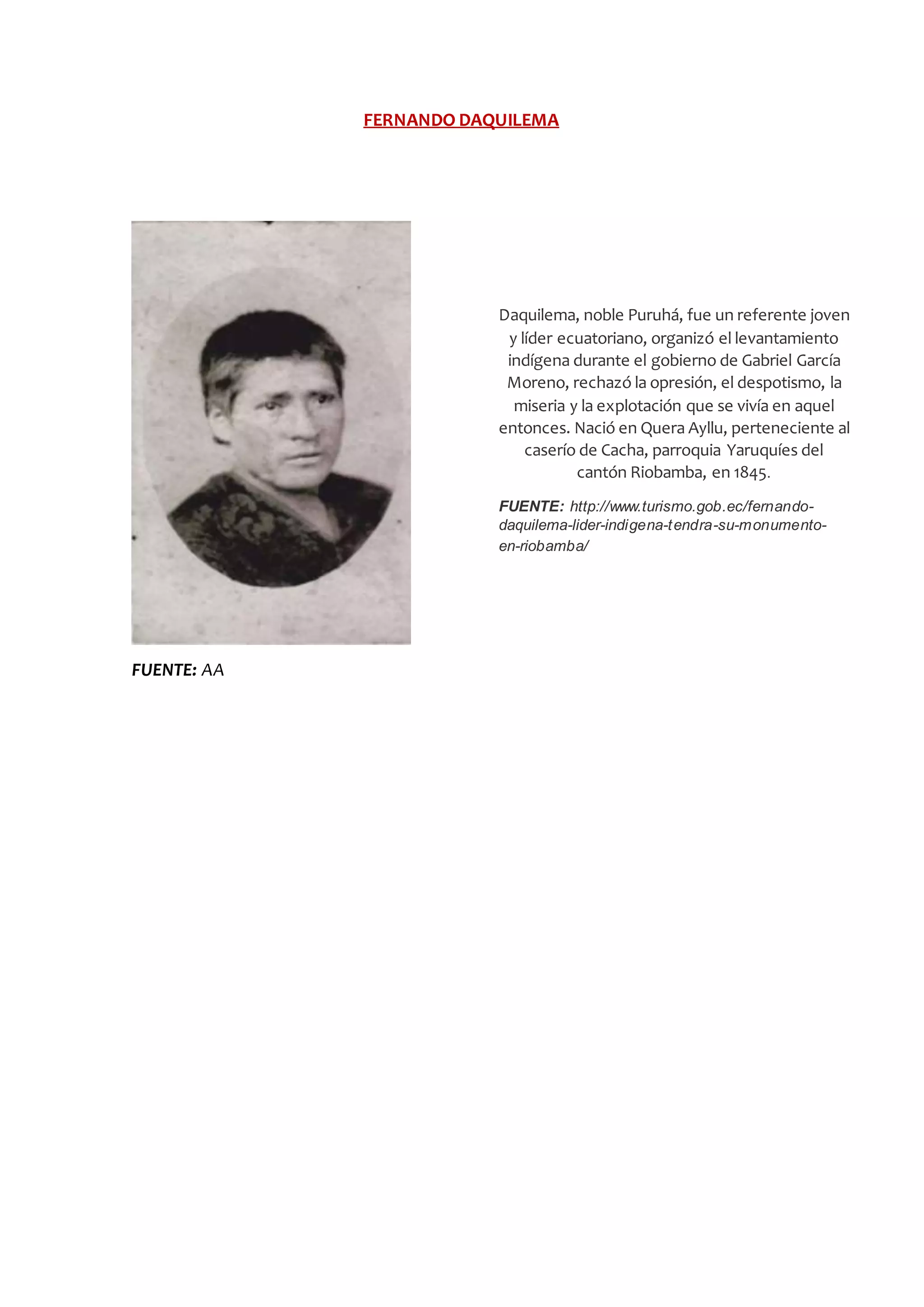 Fernando daquilema | DOCX