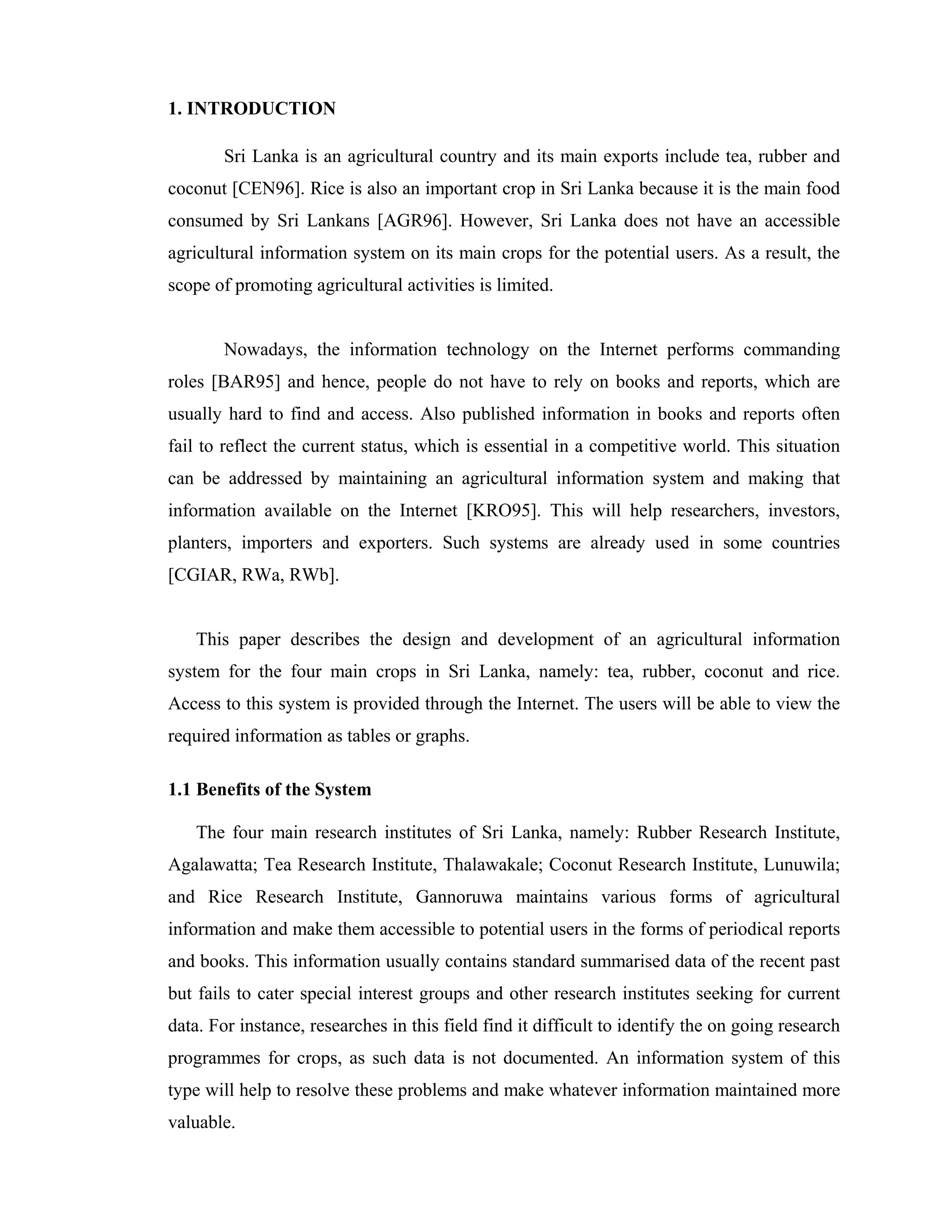 Web Based Agriculture Information System | PDF