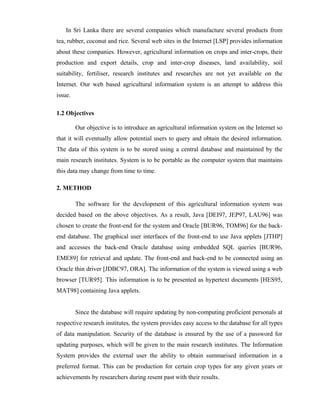 Web Based Agriculture Information System | PDF